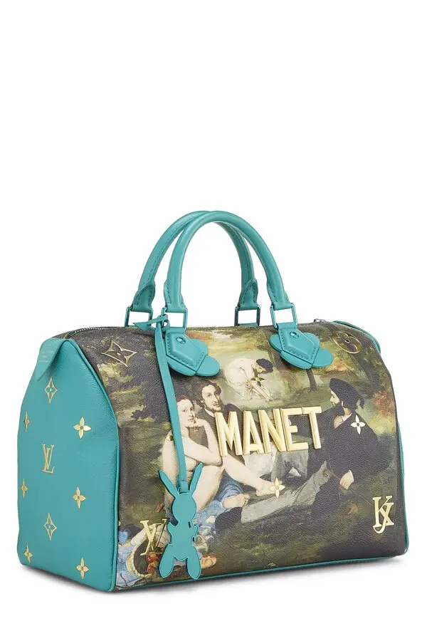 LOUIS VUITTON Jeff Koons X Manet Masters Speedy 30