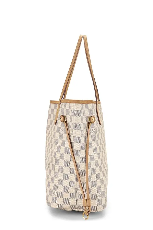 LOUIS VUITTON Damier Azur - White