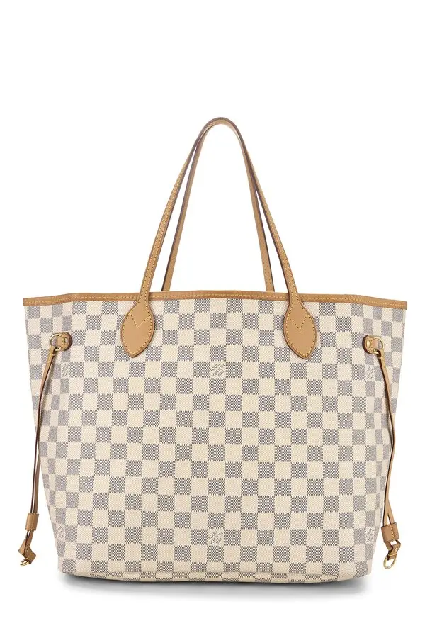 LOUIS VUITTON Damier Azur - White