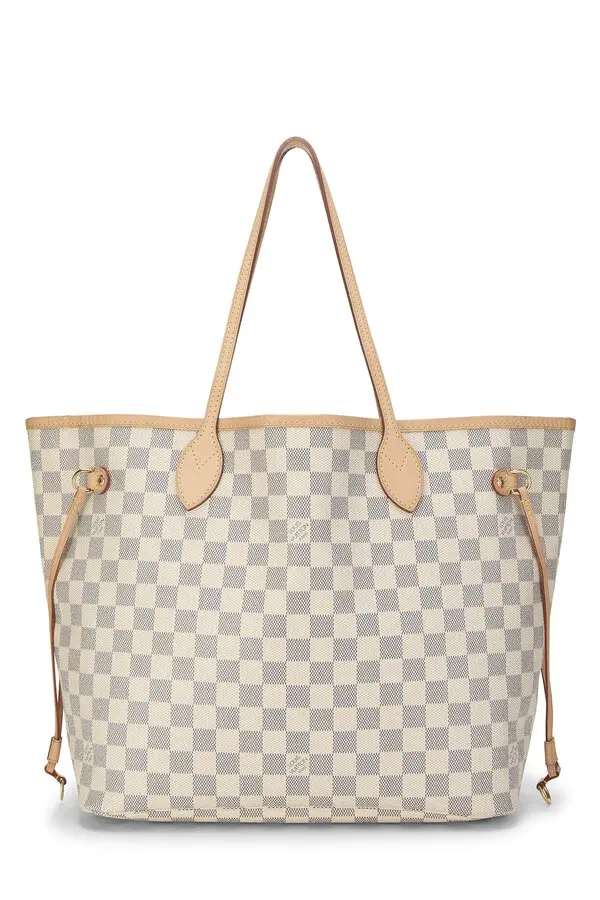 LOUIS VUITTON Damier Azur - White