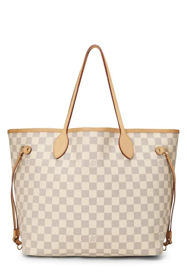 LOUIS VUITTON Damier Azur - White