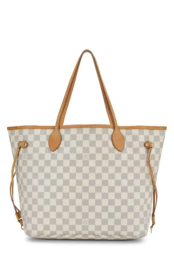 LOUIS VUITTON Damier Azur - White