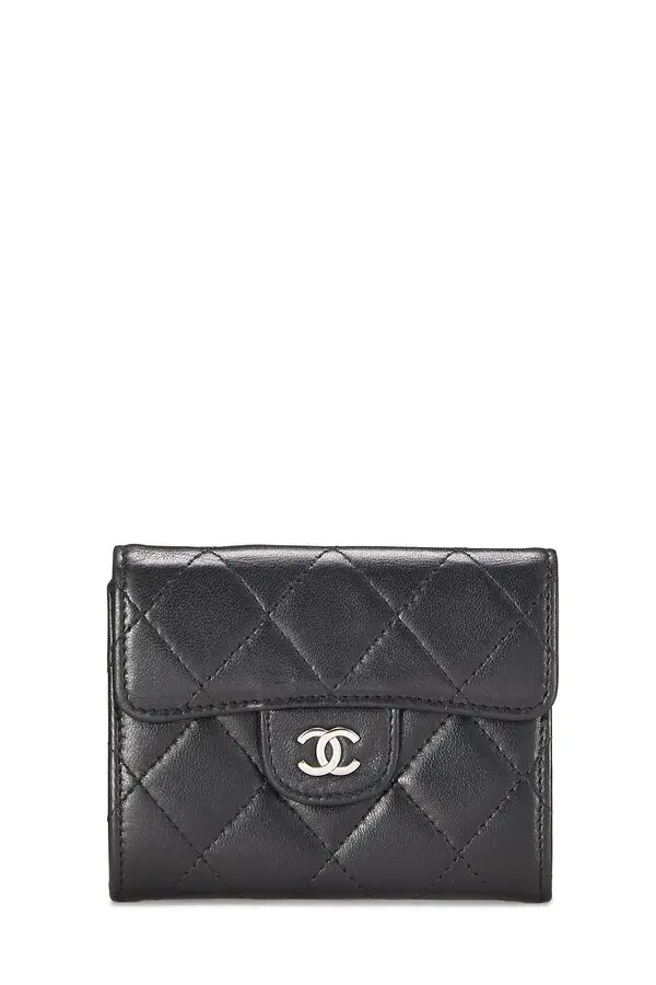 Chanel Quilted Lambskin Classic Flap Card Holder
