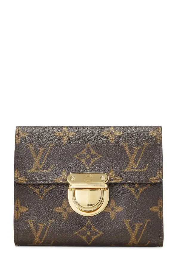 LOUIS VUITTON Monogram Canvas Koala Wallet - Brown