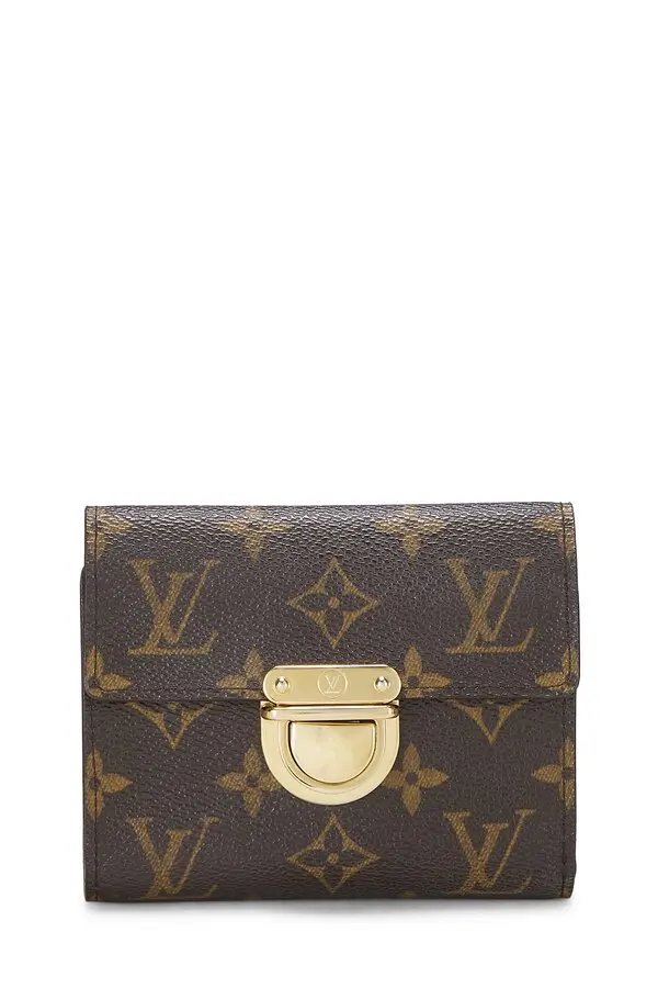 LOUIS VUITTON Monogram Canvas Koala Wallet - Brown