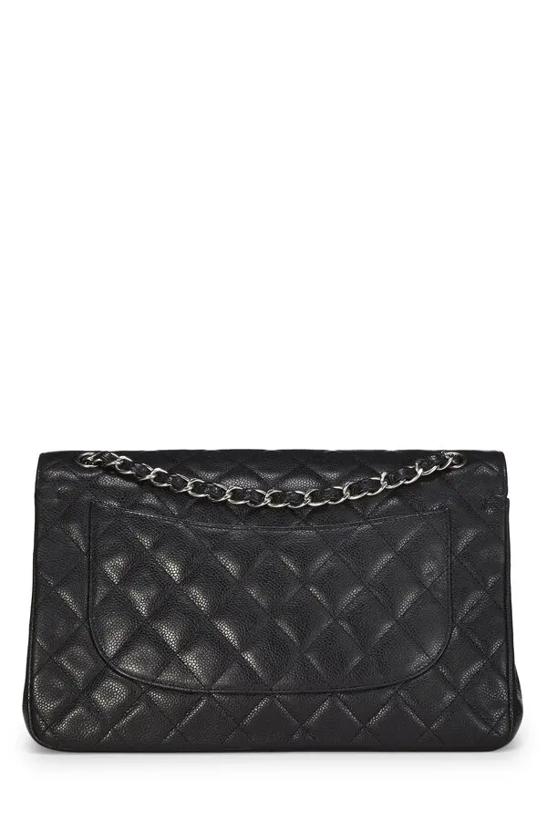 Chanel Quilted Caviar Classic Double Flap Shoulder Bag