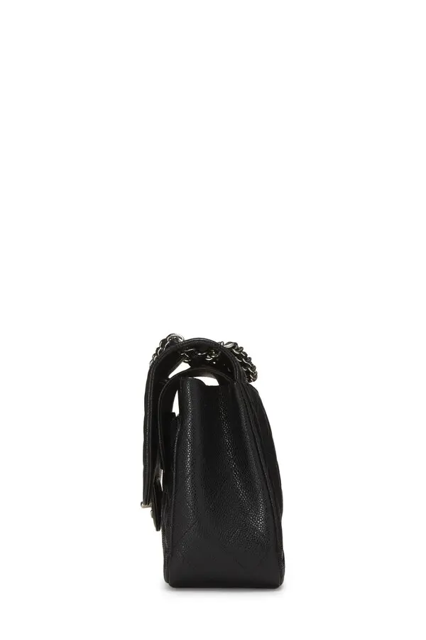 Chanel Quilted Caviar Classic Double Flap Shoulder Bag