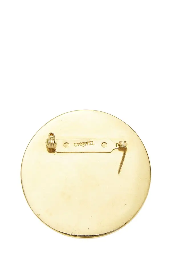 Chanel Gold & Enamel Rue Cambon Pin