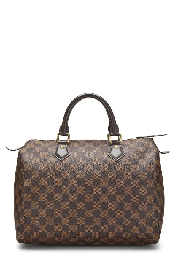 LOUIS VUITTON Damier Ebene Speedy 30 - Brown