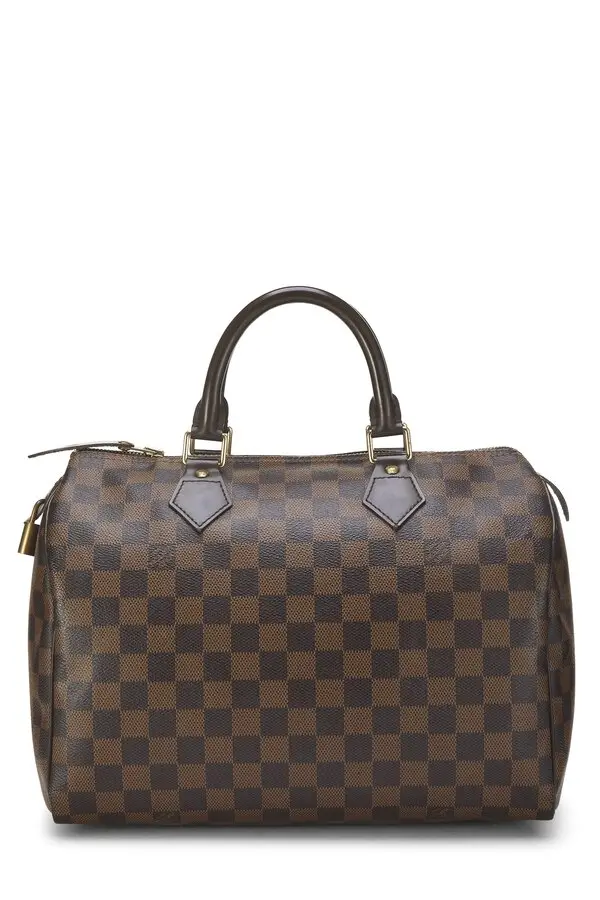 LOUIS VUITTON Damier Ebene Speedy 30 - Brown