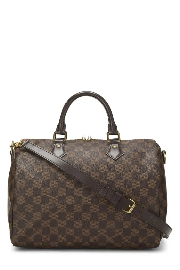 LOUIS VUITTON Damier Ebene Speedy 30 - Brown