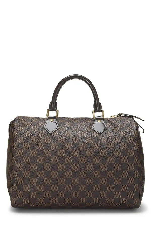 LOUIS VUITTON Damier Ebene Speedy 30 - Brown