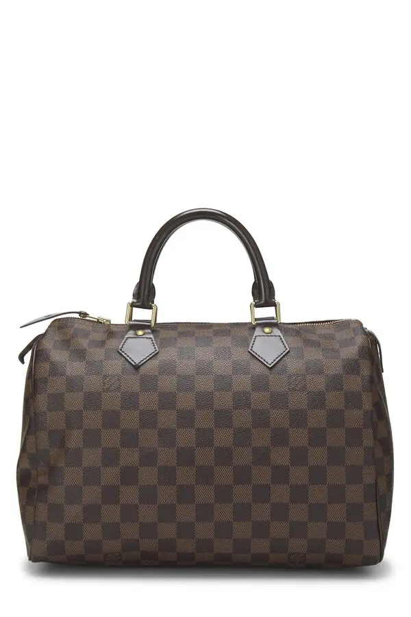 LOUIS VUITTON Damier Ebene Speedy 30 - Brown
