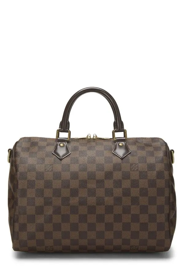 LOUIS VUITTON Damier Ebene Speedy 30 - Brown
