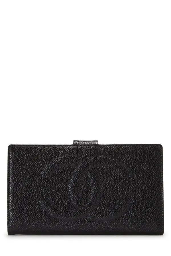 Chanel Caviar Timeless 'cc' Long Wallet - Black