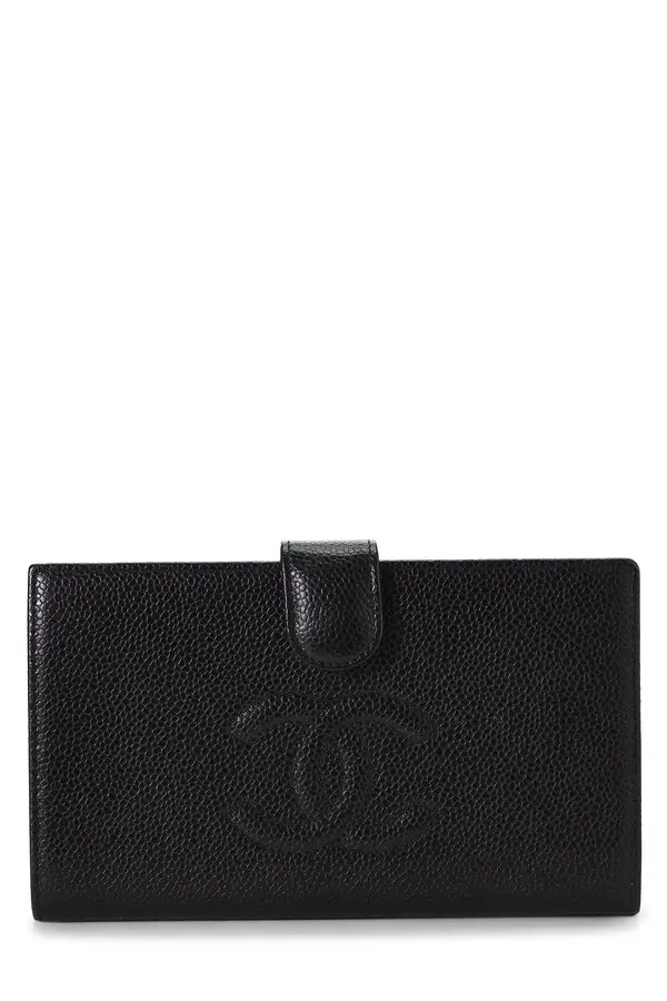 Chanel Caviar Timeless 'cc' Long Wallet - Black