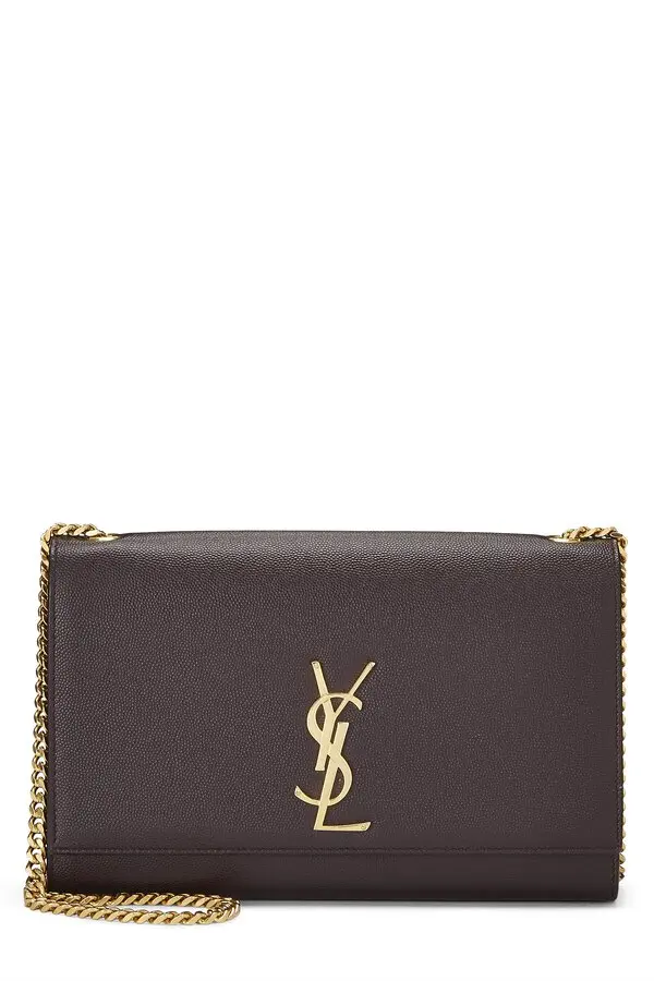Saint Laurent Grained Calfskin Kate Medium