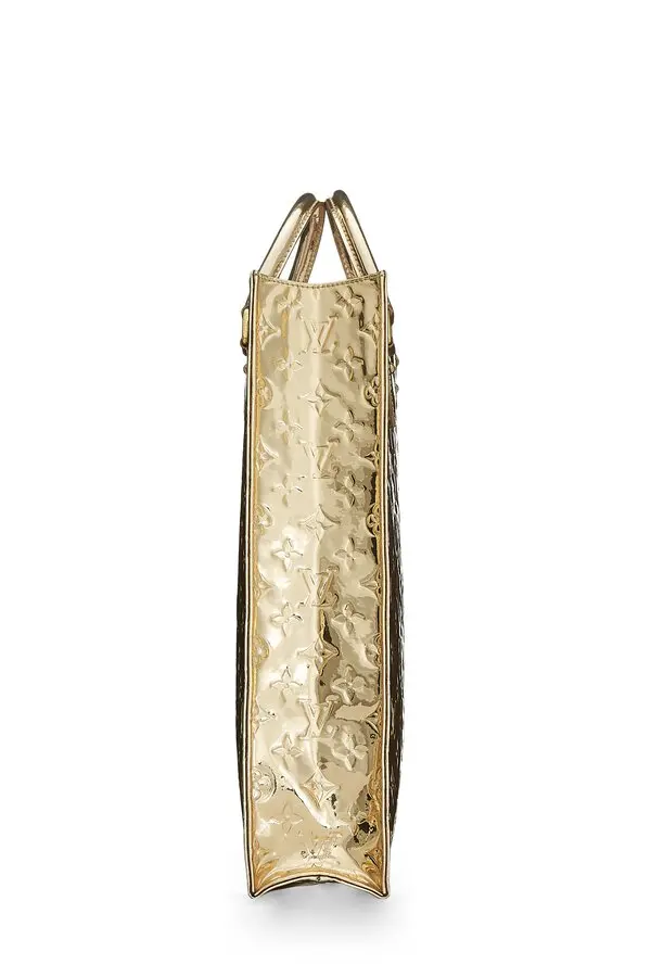 LOUIS VUITTON Monogram Miroir Sac Plat - Gold