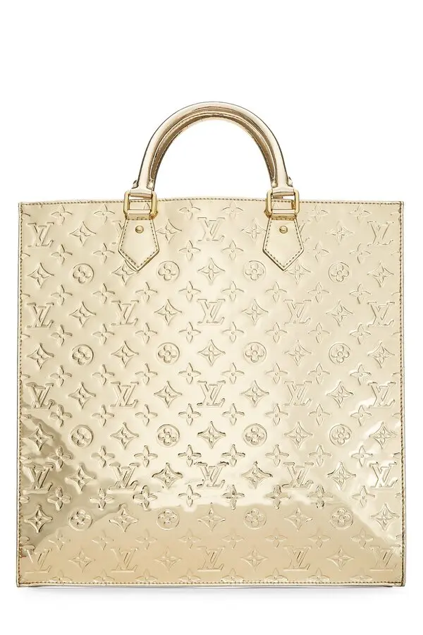 LOUIS VUITTON Monogram Miroir Sac Plat - Gold