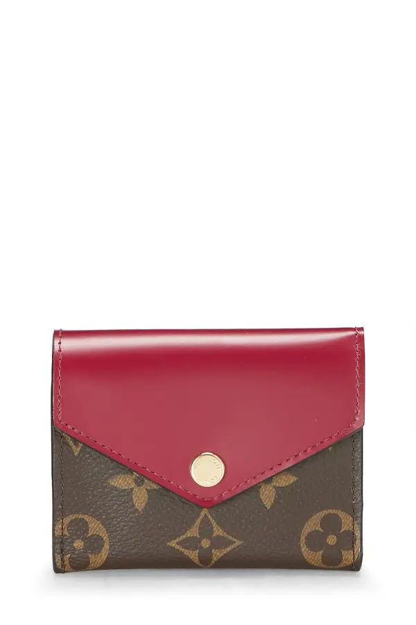 LOUIS VUITTON Monogram Canvas Zoe Wallet - Pink