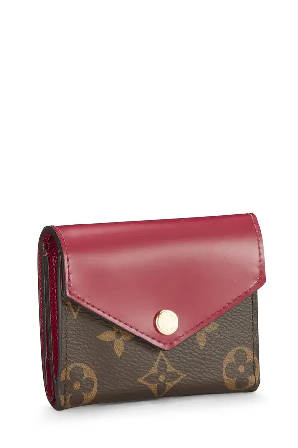 LOUIS VUITTON Monogram Canvas Zoe Wallet - Pink
