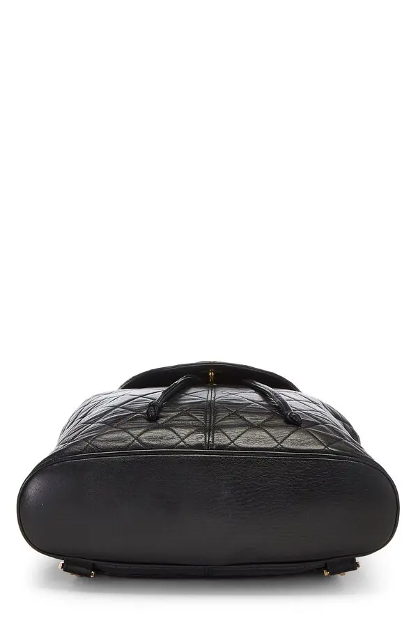 Chanel Quilted Lambskin Circle Lock Backpack