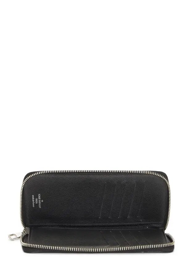 LOUIS VUITTON Damier Graphite Zippy Vertical Wallet - Grey
