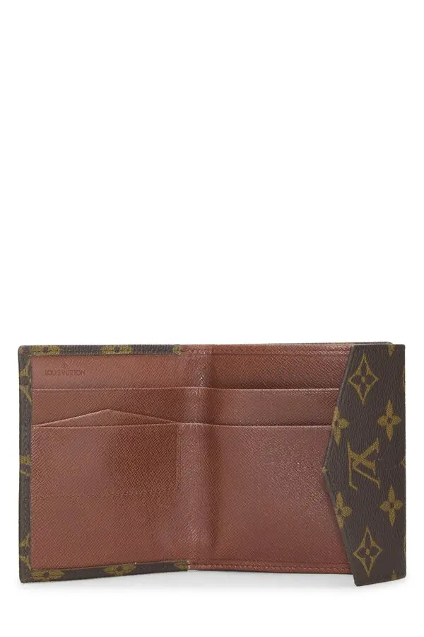LOUIS VUITTON Monogram Canvas Monnaie Double Snap Wallet