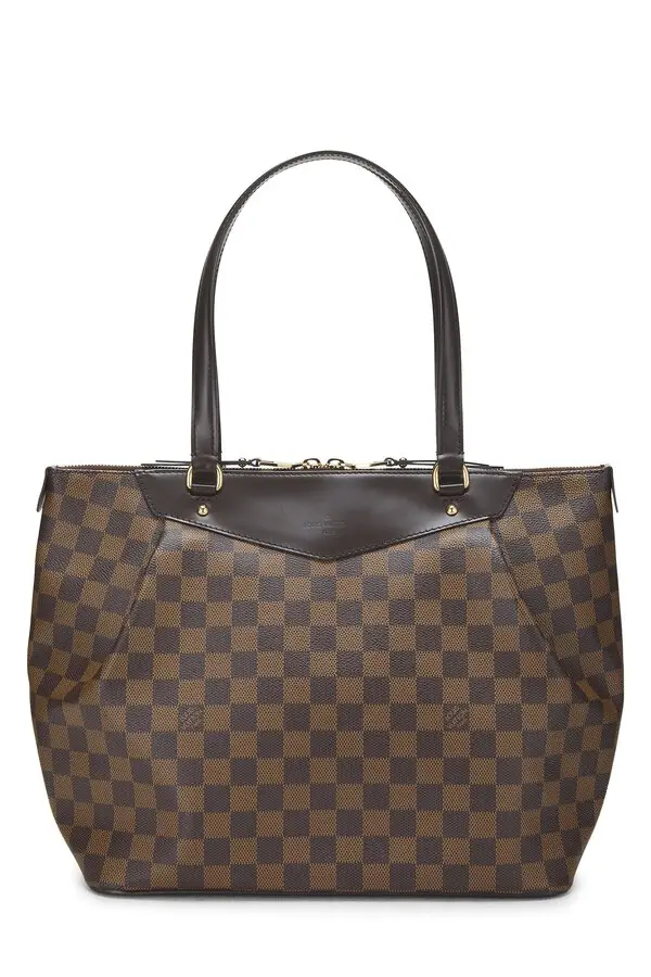 LOUIS VUITTON Damier Ebene Westminster Tote - Brown