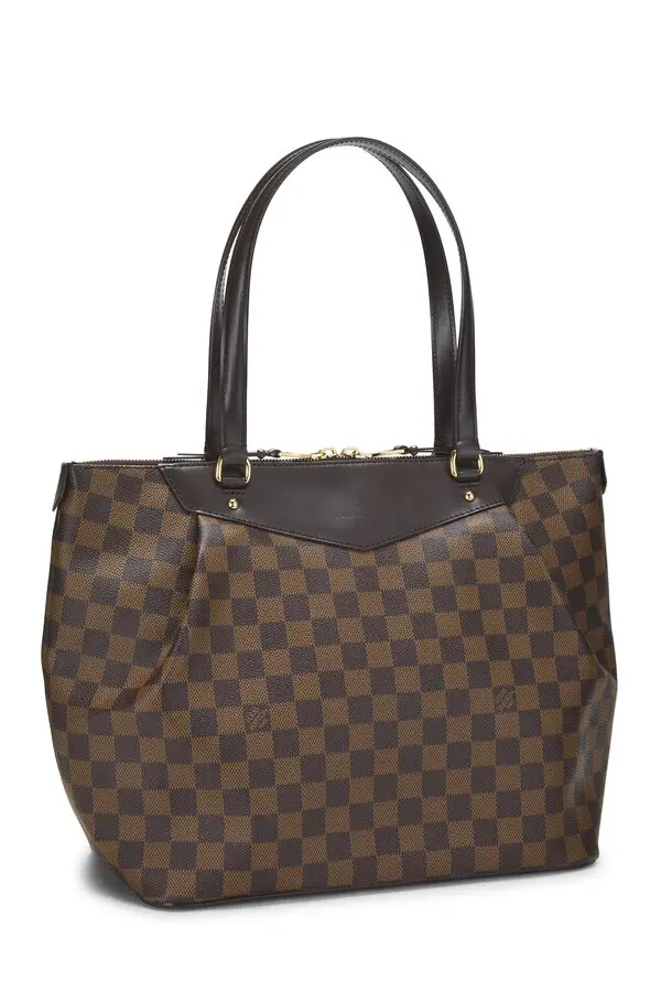 LOUIS VUITTON Damier Ebene Westminster Tote - Brown