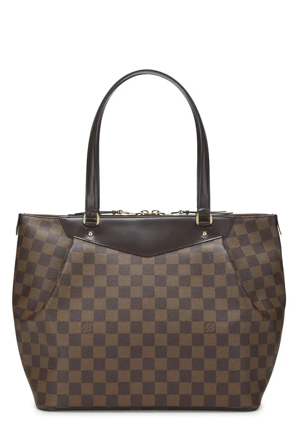 LOUIS VUITTON Damier Ebene Westminster Tote - Brown