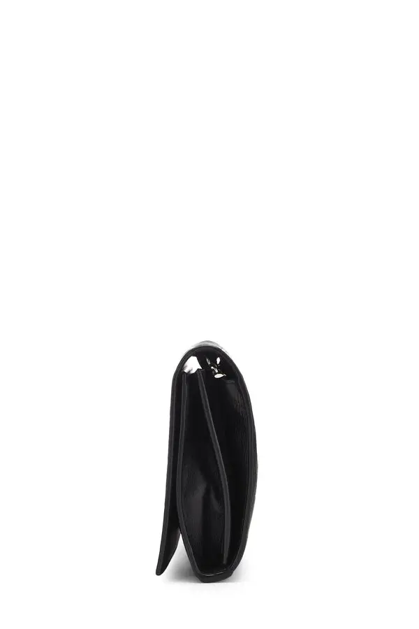 Saint Laurent Embossed Crocodile Wallet On Chain