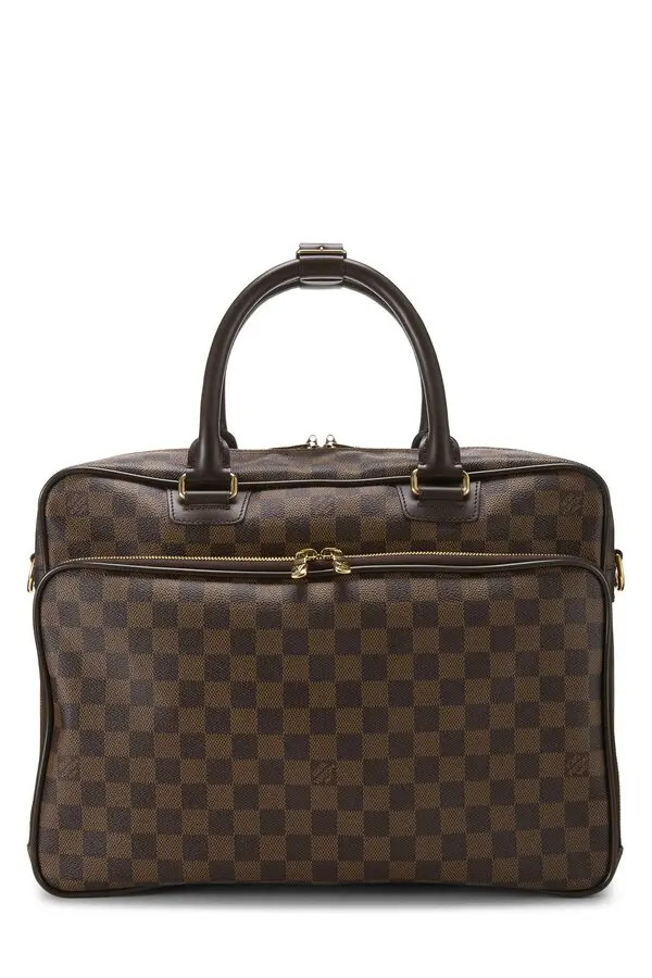 LOUIS VUITTON Damier Ebene Icare Briefcase - Brown