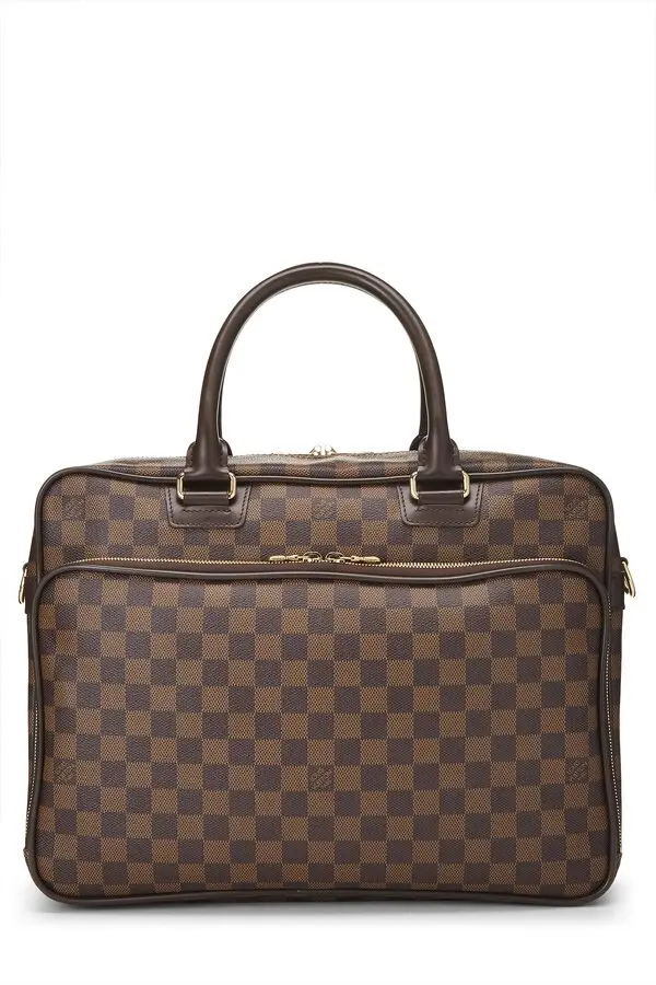LOUIS VUITTON Damier Ebene Icare Briefcase - Brown