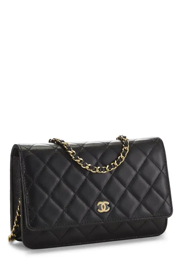 Chanel Quilted Lambskin Classic Wallet On Chain