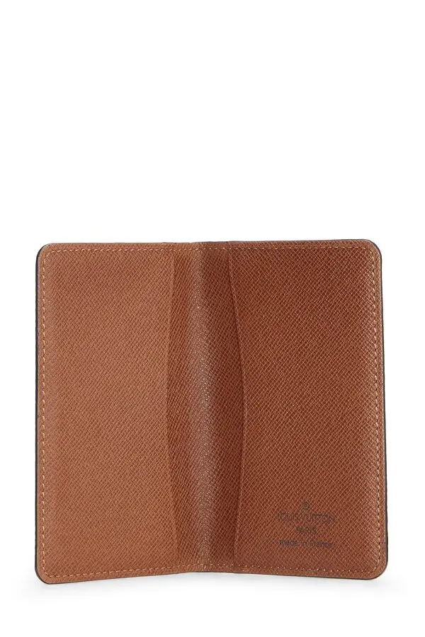 LOUIS VUITTON Monogram Canvas Cartes De Visite