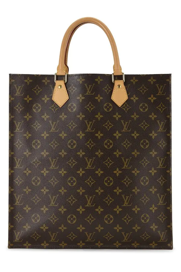 LOUIS VUITTON Monogram Canvas Sac Plat - Brown
