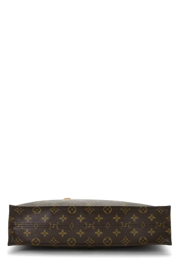 LOUIS VUITTON Monogram Canvas Sac Plat - Brown