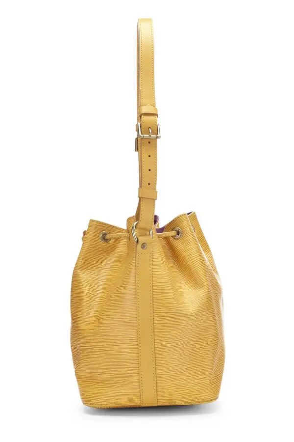 LOUIS VUITTON Epi Noé Bucket Bag - Yellow
