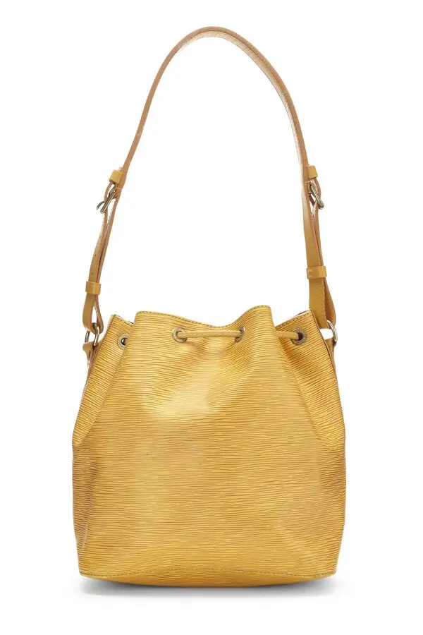 LOUIS VUITTON Epi Noé Bucket Bag - Yellow