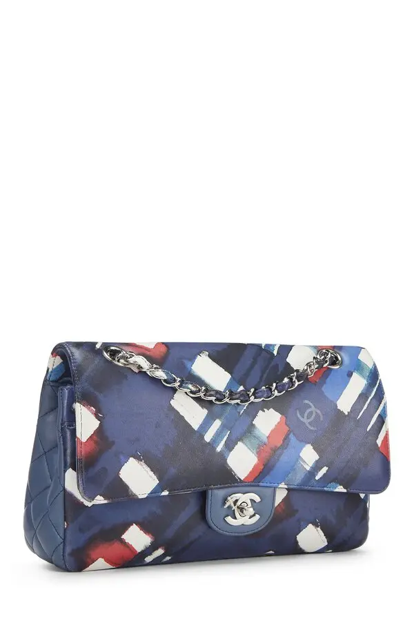 Chanel Classic Double Flap Bag - Blue