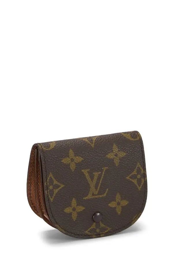 LOUIS VUITTON Monogram Canvas Porte-monnaie Gousset