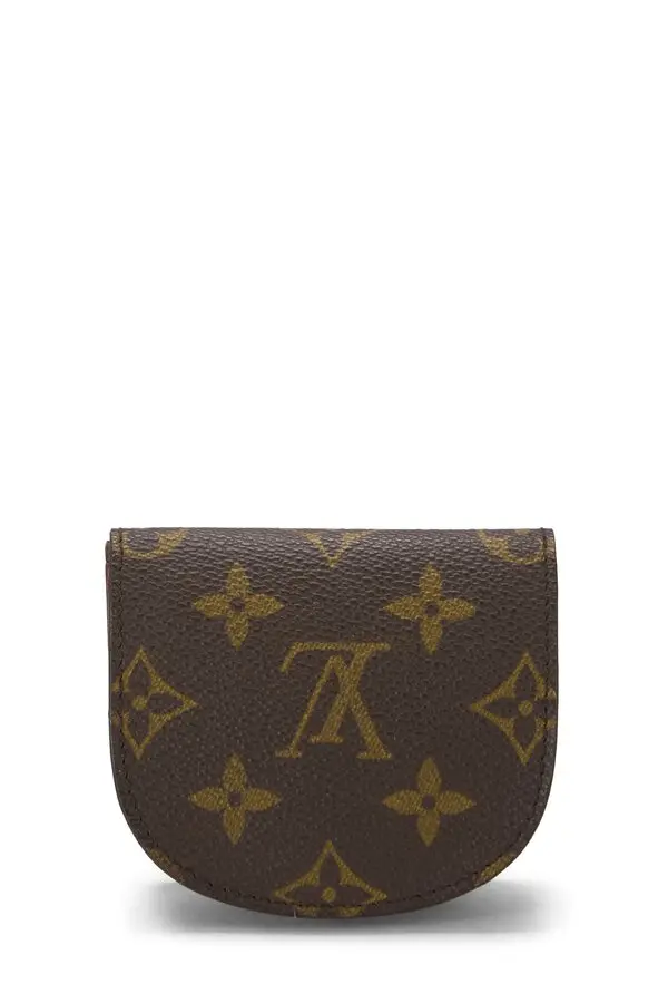 LOUIS VUITTON Monogram Canvas Porte-monnaie Gousset