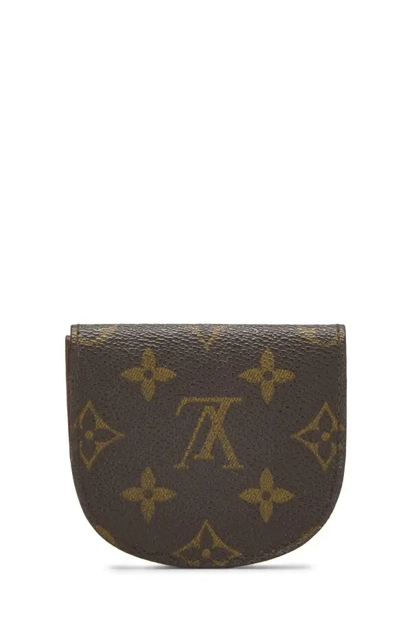 LOUIS VUITTON Monogram Canvas Porte-monnaie Gousset