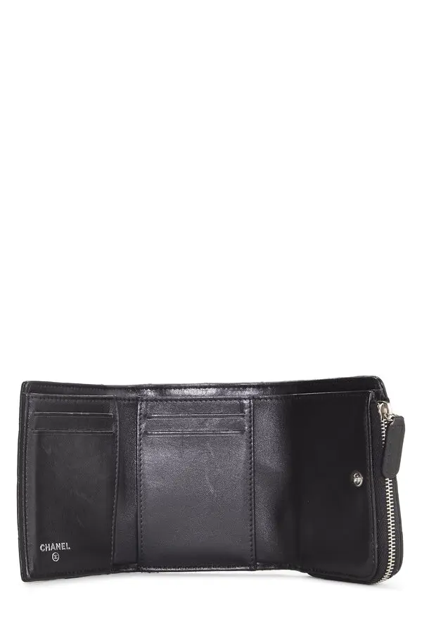 Chanel Quilted Lambskin Compact Wallet