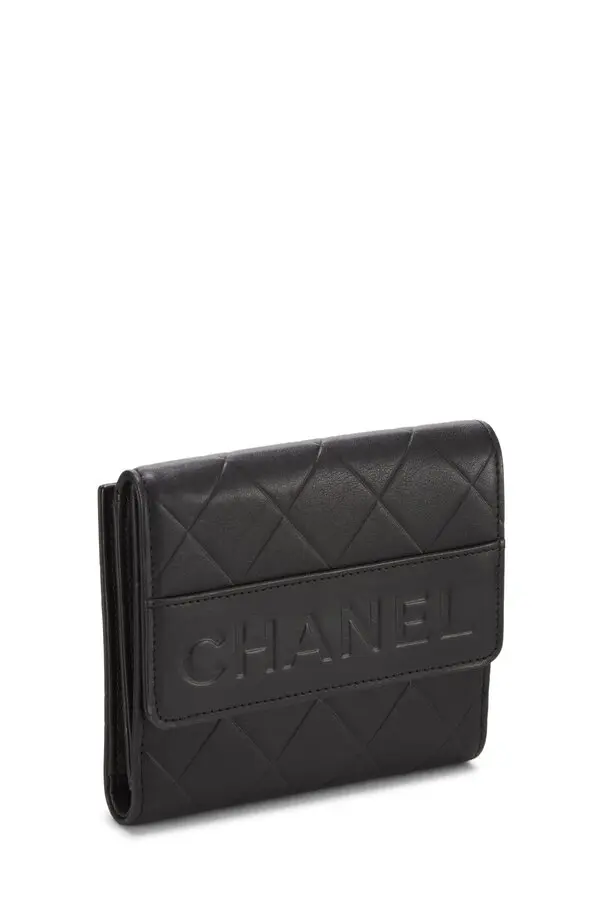 Chanel Quilted Lambskin Compact Wallet