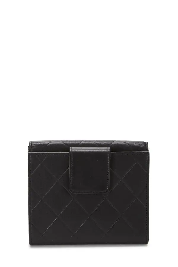 Chanel Quilted Lambskin Compact Wallet
