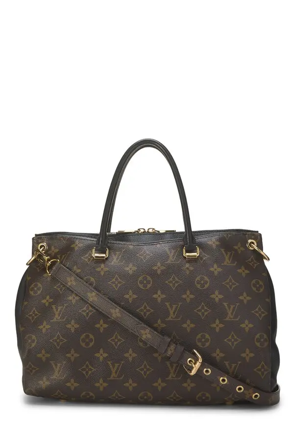 LOUIS VUITTON Monogram Canvas Pallas Nm - Black