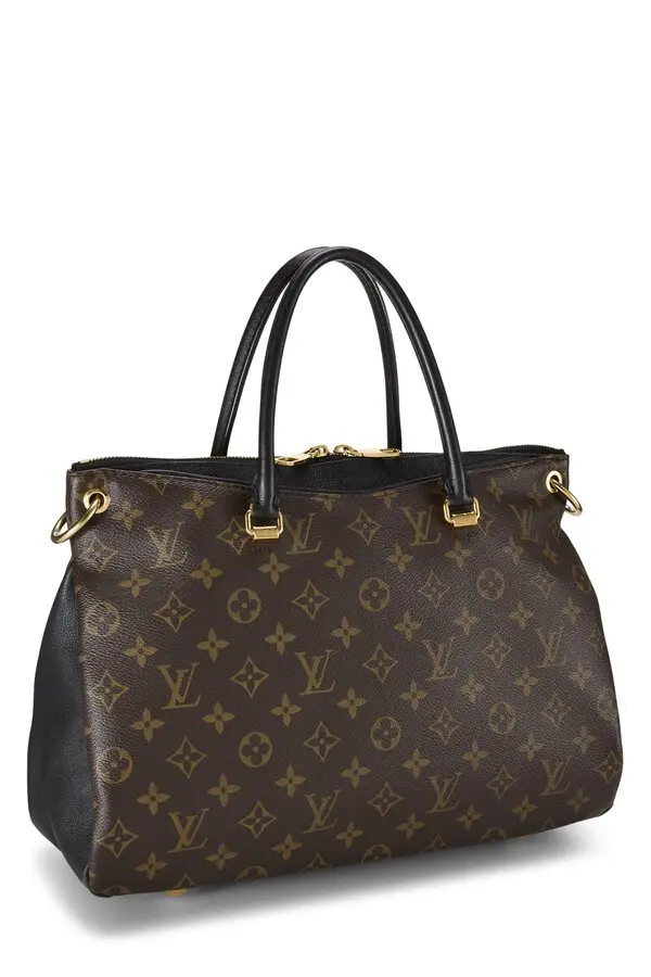 LOUIS VUITTON Monogram Canvas Pallas Nm - Black