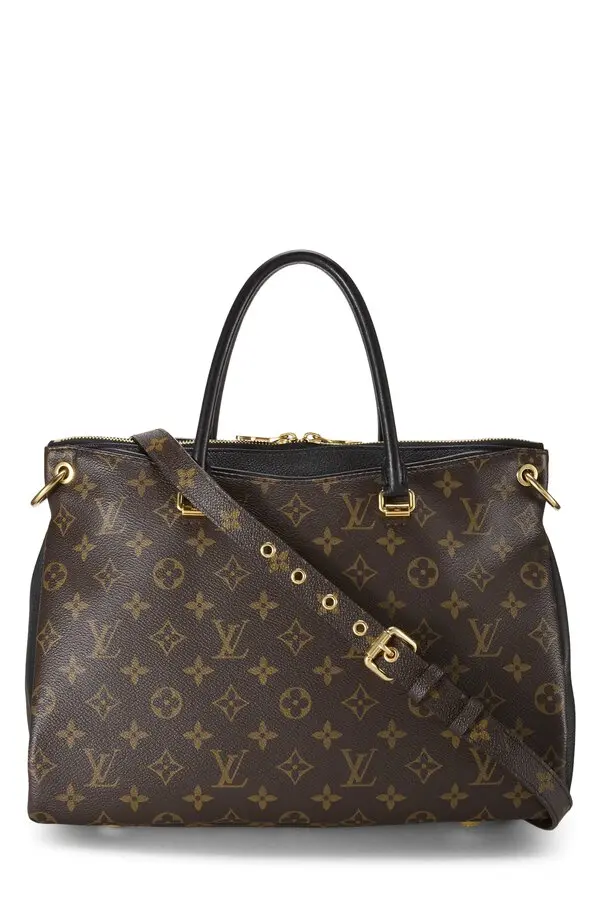 LOUIS VUITTON Monogram Canvas Pallas Nm - Black